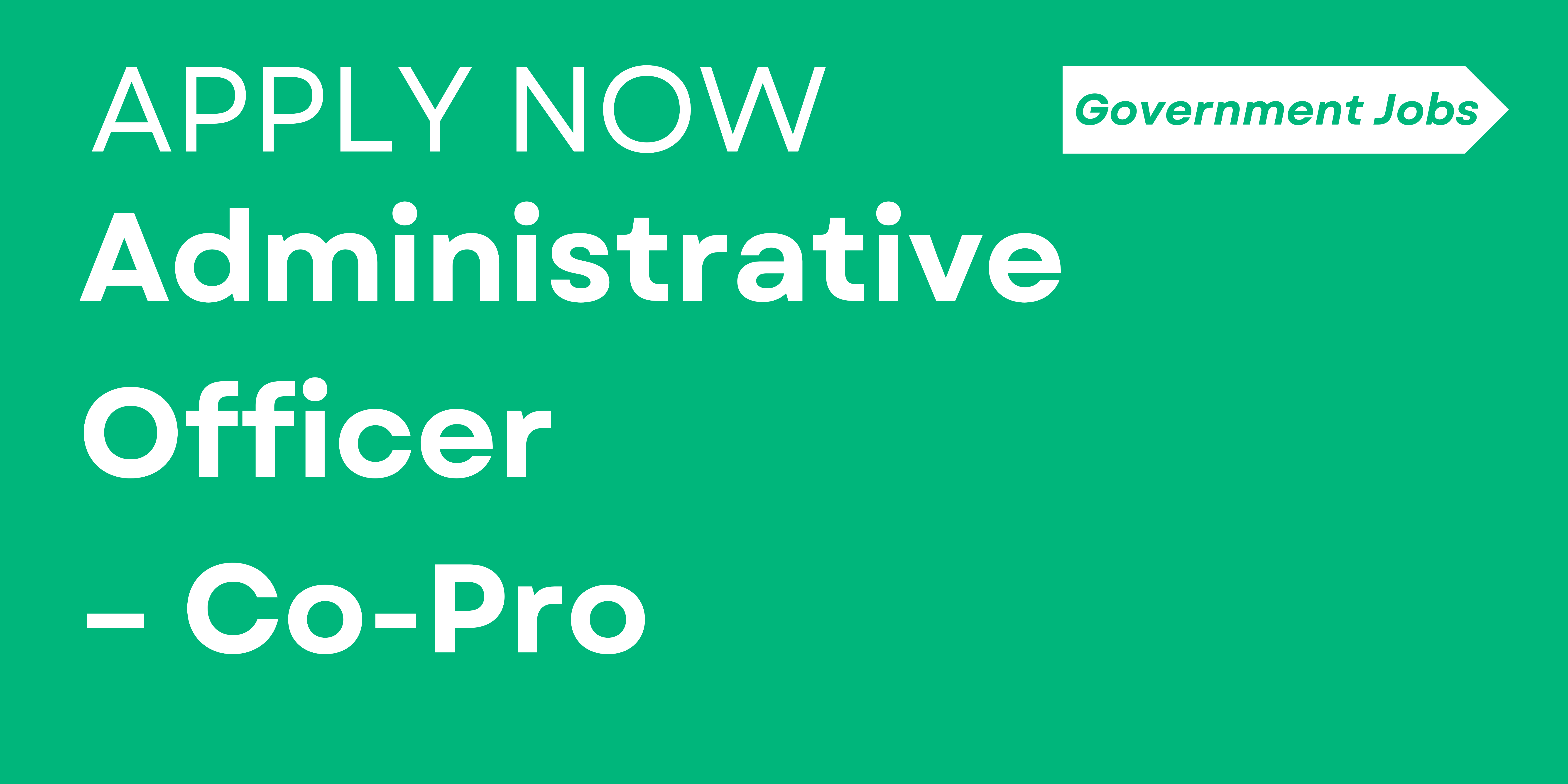 Administrative Officer – Co-Pro - GOCJOBS
